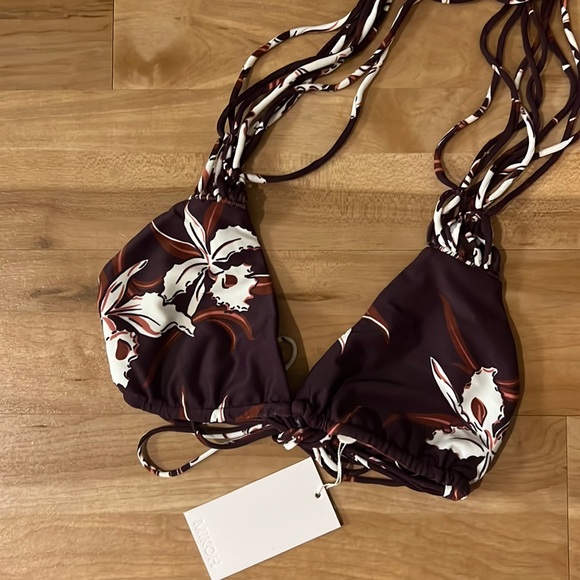 Mikoh | Swim | Mikoh Melbourne Crotched Detail Triangle Top In Hawaii ...